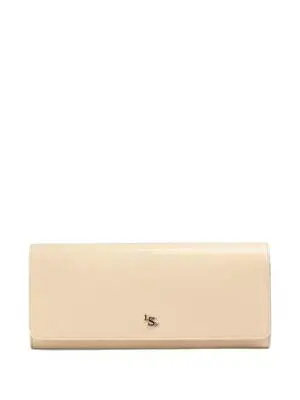 LE SILLA Logo-plaque Clutch Bag - Neutrals