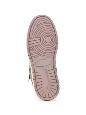 EVENU Laminated-effect Panelled Sneakers