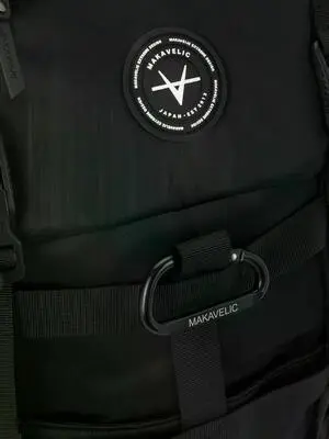 MAKAVELIC Logo Patch Backpack - Black