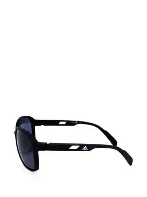 Adidas Logo-print Square-frame Sunglasses