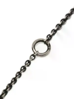 Werkstatt:München Peace-sign Pendant Necklace - Silver