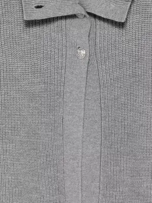 Alice + Olivia Pearson Drape-neck Wool Cardigan