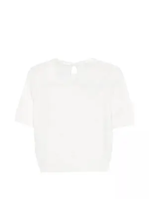 SEMICOUTURE Sequin-embellished Short-sleeve T-shirt