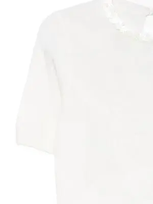 SEMICOUTURE Sequin-embellished Short-sleeve T-shirt