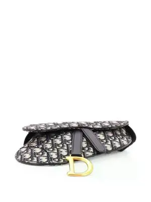 Dior Saddle Oblique Canvas Belt Bag