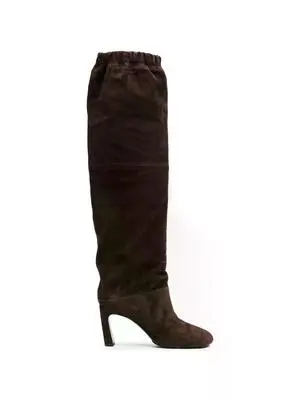 Ash Eden Suede Knee-high Boots - Brown