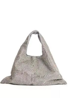 TWENTY FOURHAITCH Parks Crystal-embellished Tote Bag - Silver