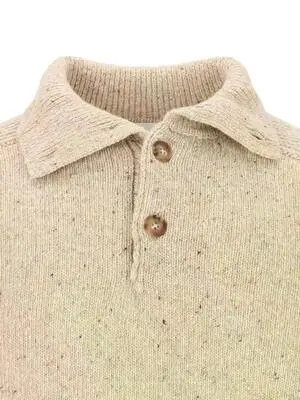 MARANT Button-up Flecked Sweater
