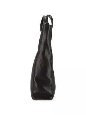 Orciani Work Lagoon Leather Tote Bag