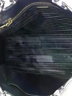 Prada Symbole Shopper Jacquard Large Tote Bag