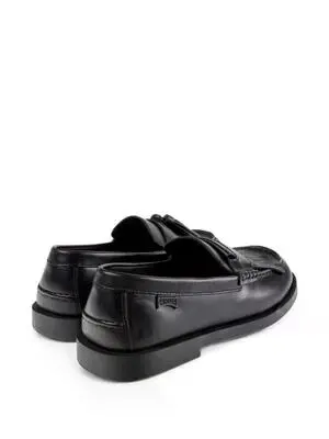 Camper Twins Leather Loafers - Black