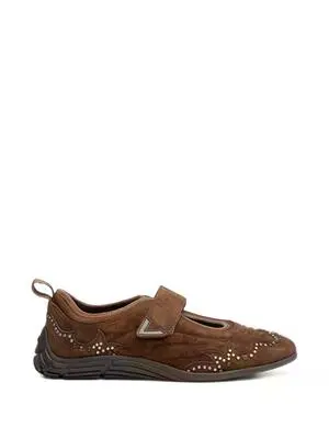 Ash Madga Studs Low-top Sneakers - Brown
