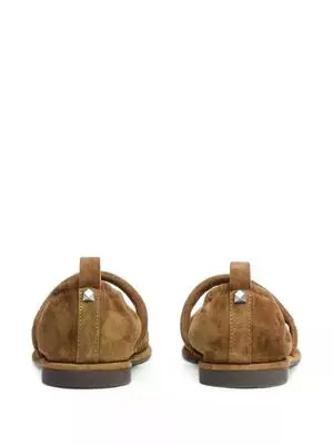 Ash Bella Suede Ballet Flats