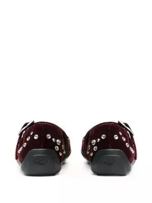 Ash Mimosa Studded Ballet Flats