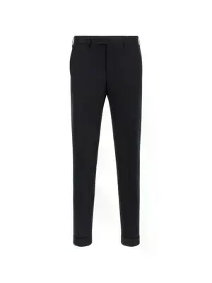 PT TORINO Master Turn-up Trousers - Blue