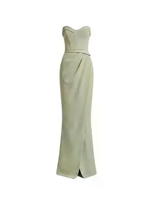 GEMY MAALOUF Strapless Draped Dress