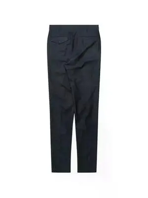 Comme Des Garçons Check-pattern Tailored Trousers