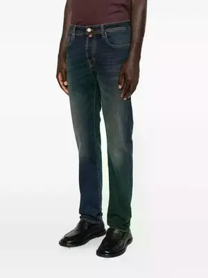 JACOB COHЁN Faded-effect Straight-leg Jeans