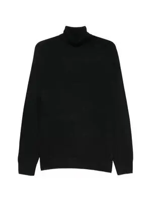 Marc O'polo Roll-neck Wool Sweater - Black