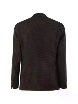 Tagliatore Micro-pattern Single-breasted Blazer