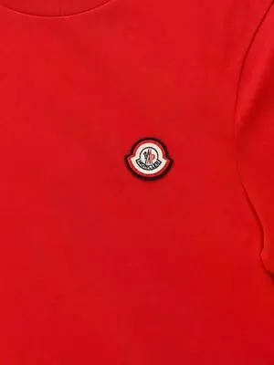 Moncler Logo-patch T-shirt - Red