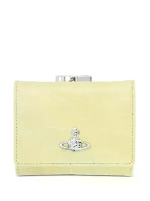 VIVIENNE WESTWOOD Croc-effect Wallet - Yellow