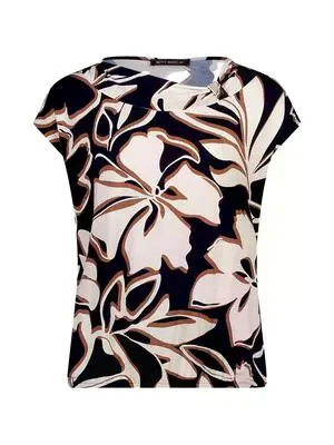 BETTY BARCLAY Floral-print T-shirt - Neutrals