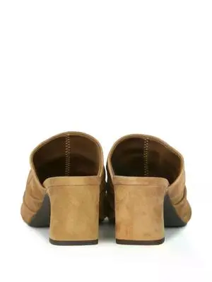 Ash Eva Ruched Heeled Sandals - Neutrals