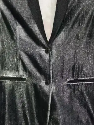 ALYSI Metallic-effect Shawl-lapel Jacket