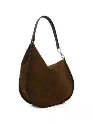 Orciani Medium Chaos Whipstitch Leather Tote Bag