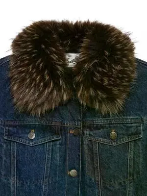 MC2 SAINT BARTH Dailys Faux-fur Collar Denim Jacket