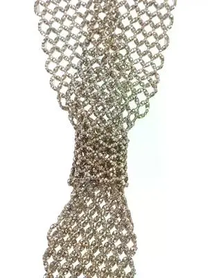 Brunello Cucinelli Beaded Sterling Tie