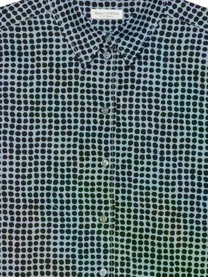 Marc O'polo Polka-dot Cotton Shirt - Blue