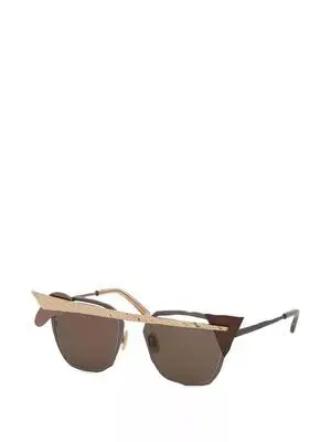 MASAHIRO MARUYAMA Mm-0093 Asymmetric Geometric-frame Sunglasses
