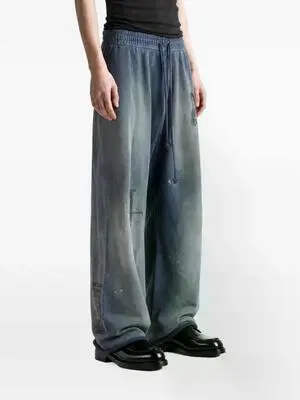 SAITOS Nirva Washed-effect Track Pants