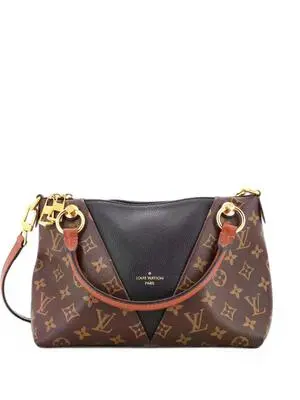 LOUIS VUITTON V Monogram Canvas And Leather Bb Tote Bag - Brown