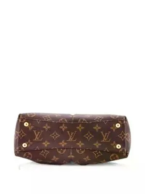 LOUIS VUITTON V Monogram Canvas And Leather Bb Tote Bag