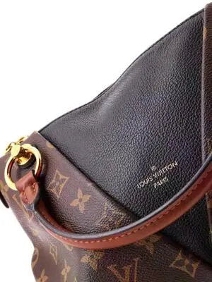 LOUIS VUITTON V Monogram Canvas And Leather Bb Tote Bag