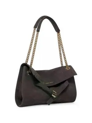 Orciani Small Venus Nabucco Buckle-detail Shoulder Bag - Grey