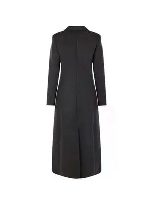 JIL SANDER Single-breasted Notched-lapels Coat - Grey