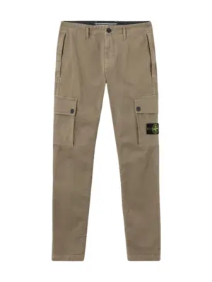 Stone Island Cargo Trousers By - Green
