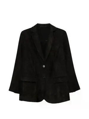 SALVATORE SANTORO Suede Single-breasted Jacket