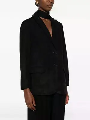 SALVATORE SANTORO Suede Single-breasted Jacket