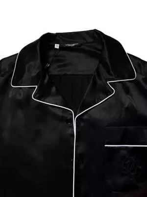 Dolce & Gabbana Piped Silk Pajamas