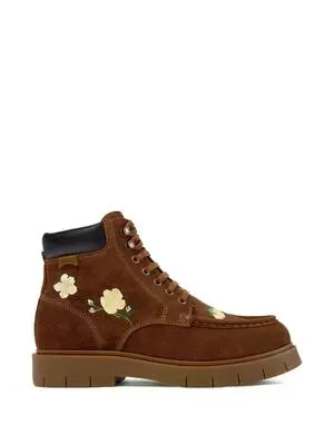 Camper Alaro Floral-embroidered Boots