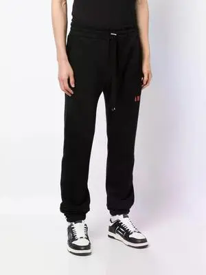 Amiri Logo-embroidered Cotton Track Pants
