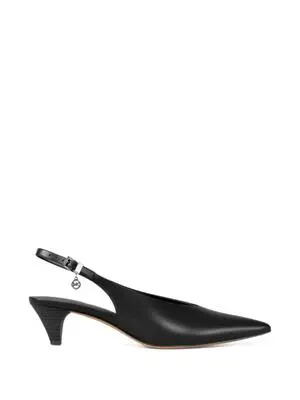 Michael Kors Tonya Leather Slingback Pumps - Black