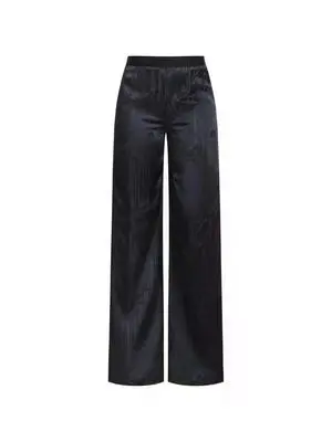 FORTE_FORTE Patterned-jacquard Wide-leg Trousers