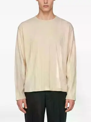 ANOTHER ASPECT Ribbed Long-sleeve Sweater
