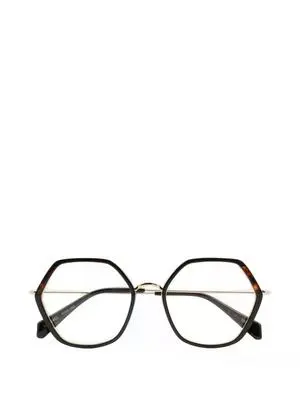 KALEOS Rawlings Geometric-frame Glasses - Black